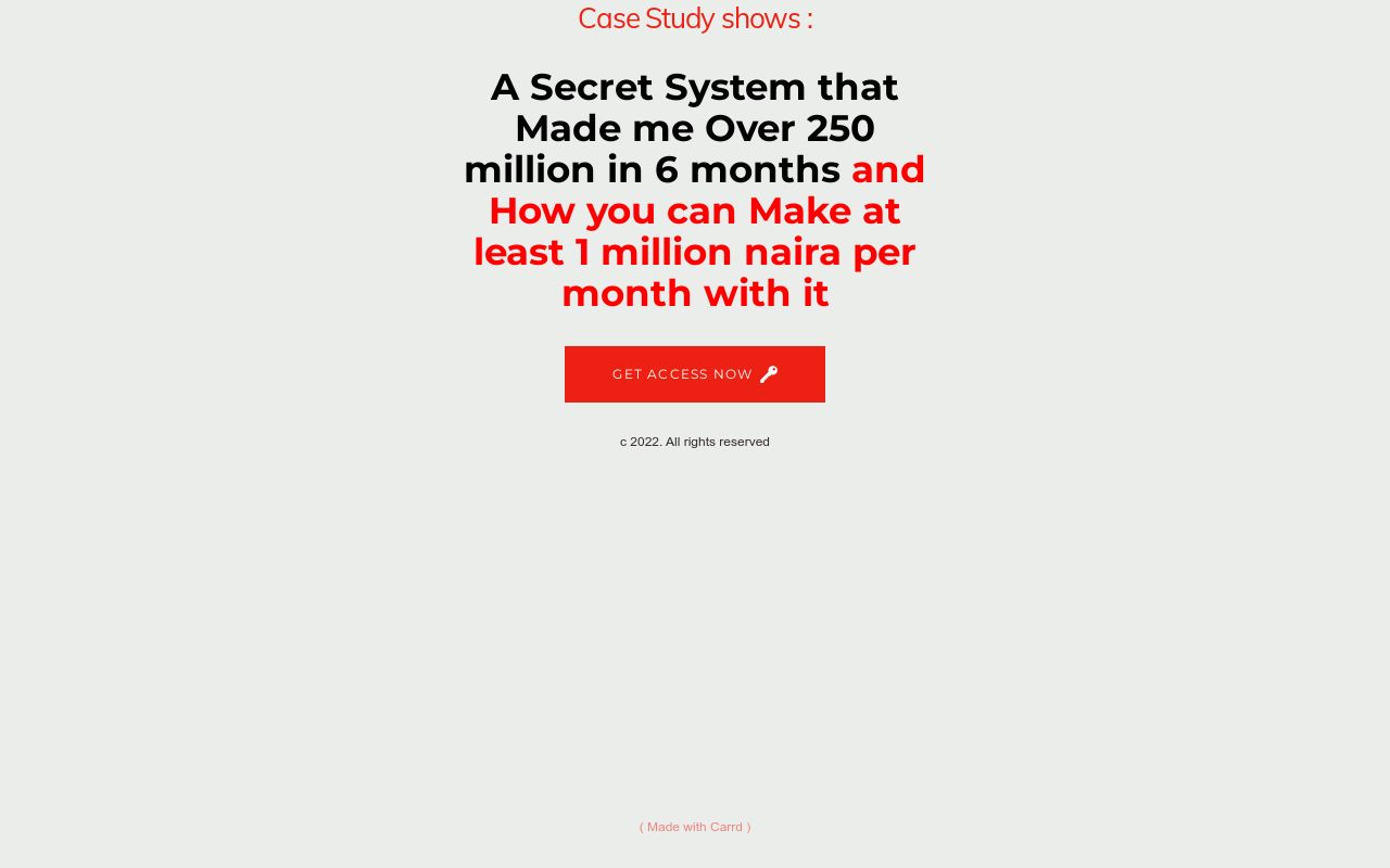 Secret system
